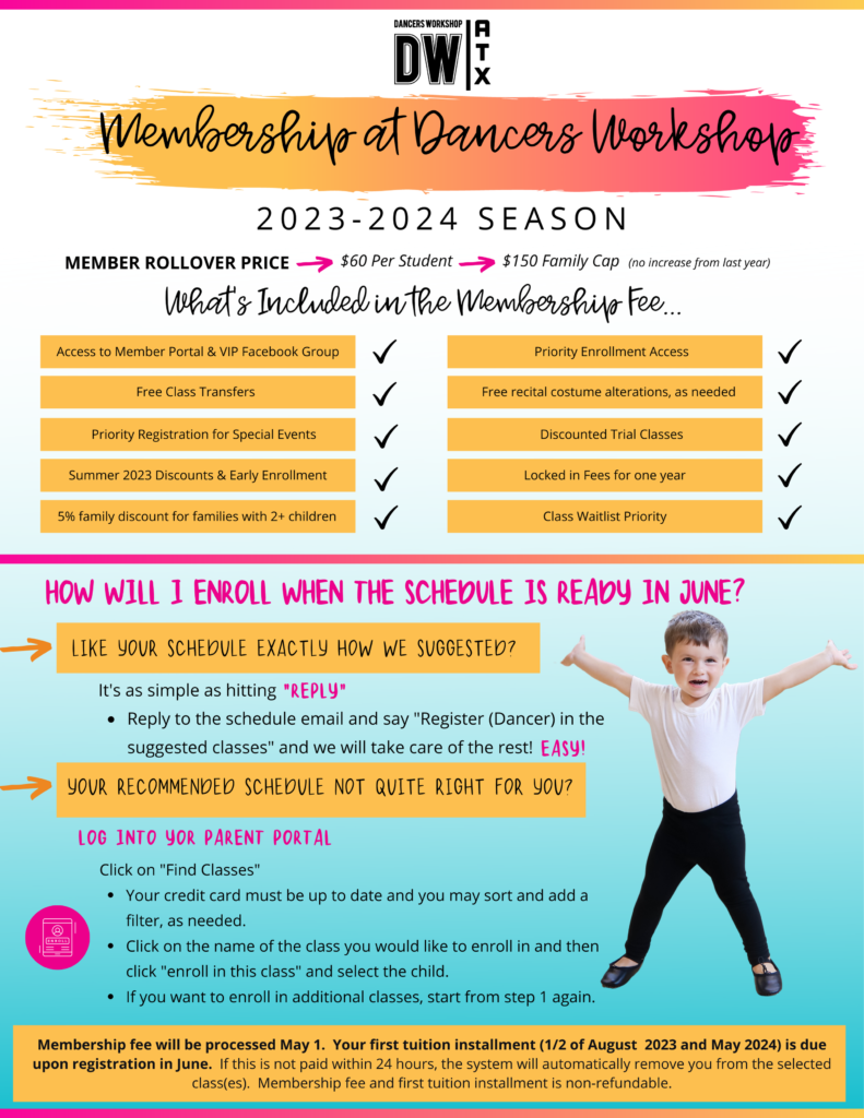 Membership Page - Dancers Workshop